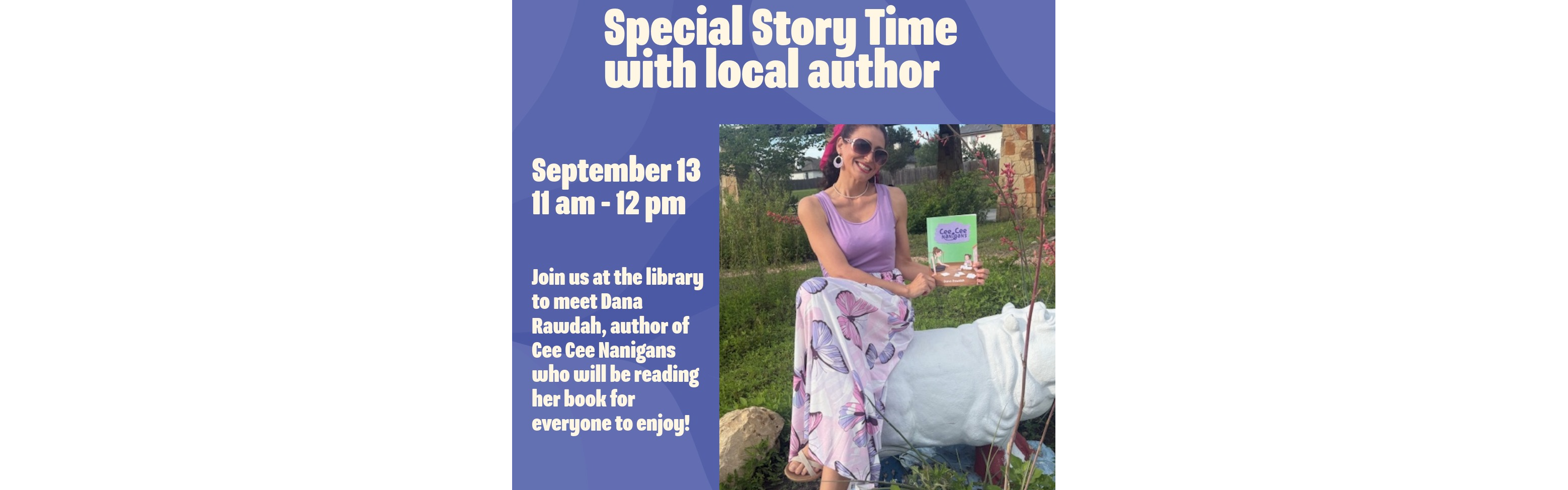 Local Author Special Story Time | Hutto Public Library